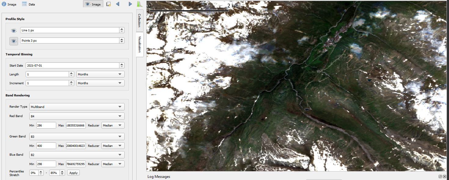 Exploring a Sentinel-2 time series using QGIS and the GEE Timeseries Explorer plugin - E-TRAINEE ...
