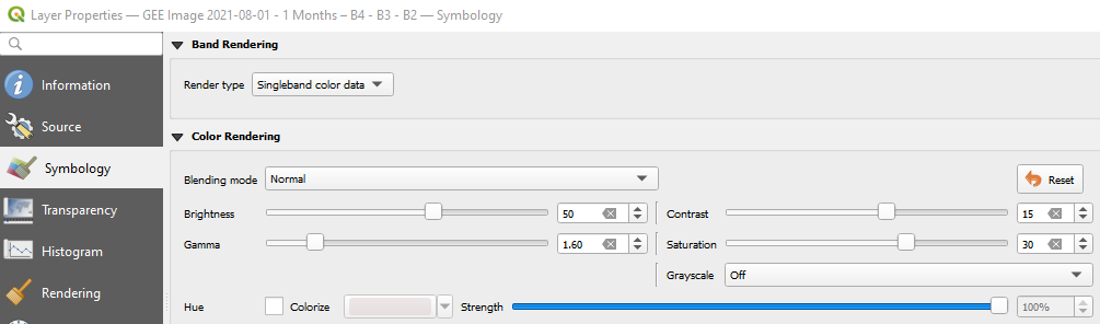 Exploring a Sentinel-2 time series using QGIS and the GEE Timeseries Explorer plugin - E-TRAINEE ...